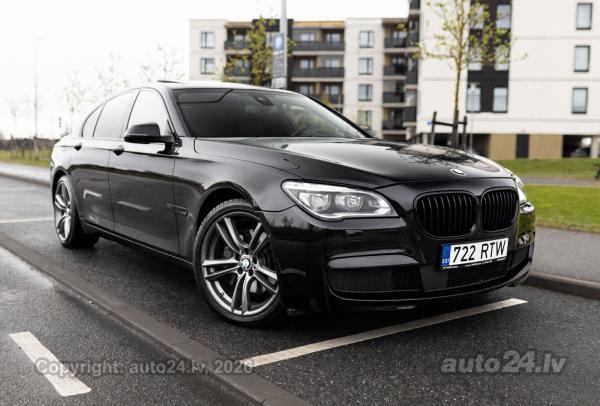 Black BMW 7 Series 2014 in Tallinn, with an engine capacity of 3.00 L and mileage of 178 thousand km for 18199 €, photo 3 on AUTOMOTO.COM.LV