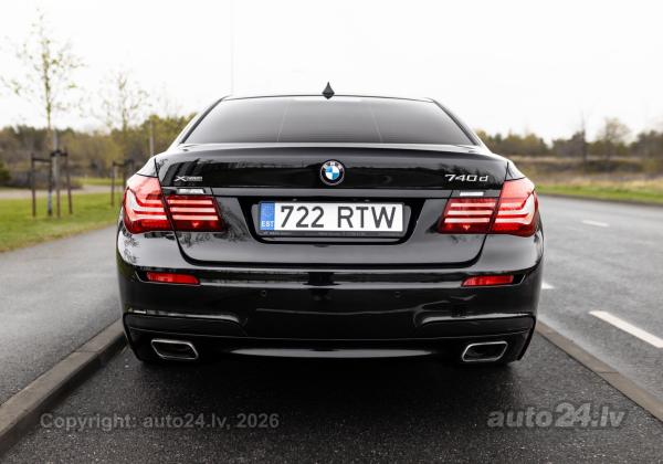 Black BMW 7 Series 2014 in Tallinn, with an engine capacity of 3.00 L and mileage of 178 thousand km for 18199 €, photo 6 on AUTOMOTO.COM.LV