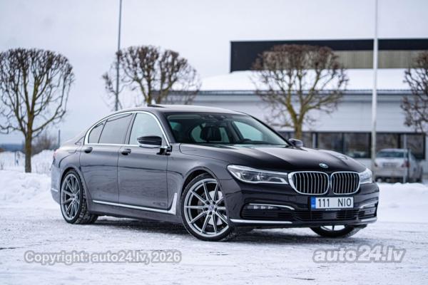Melns BMW 7 Series 2015 Tartu, ar dzinēja tilpumu 3.00 L un nobraukumu 199 tūkst. km par 27900 €, foto 1 vietnē AUTOMOTO.COM.LV