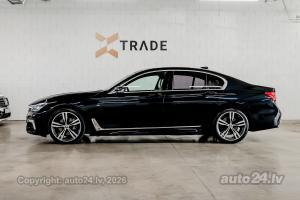 Black BMW 7 Series 2015 in Parnu, with an engine capacity of 3.00 L and mileage of 254 thousand km for 23490 €, photo 6 on AUTOMOTO.COM.LV
