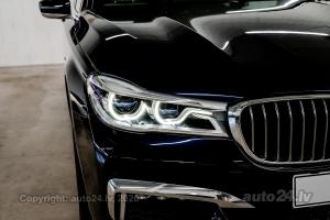 Black BMW 7 Series 2015 in Parnu, with an engine capacity of 3.00 L and mileage of 254 thousand km for 23490 €, photo 8 on AUTOMOTO.COM.LV
