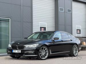 Melns BMW 7 Series 2015 Tallina, ar dzinēja tilpumu 3.00 L un nobraukumu 212 tūkst. km par 24900 €, foto  vietnē AUTOMOTO.COM.LV