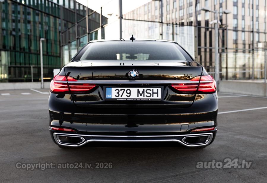 Melns BMW 7 Series 2016 Tallina, ar dzinēja tilpumu 3.00 L un nobraukumu 190 tūkst. km par 37900 €, foto 3 vietnē AUTOMOTO.COM.LV