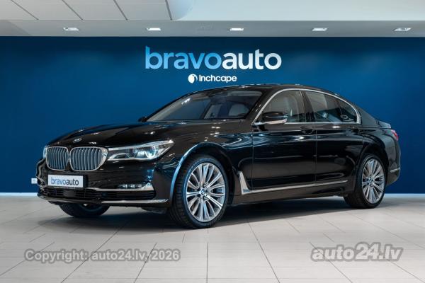 Black BMW 7 Series 2016 in Tallinn, with an engine capacity of 2.99 L and mileage of 120 thousand km for 32990 €, photo 1 on AUTOMOTO.COM.LV