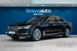 Melns BMW 7 Series 2016 Tallina, ar dzinēja tilpumu 2.99 L un nobraukumu 120 tūkst. km par 32990 €, foto  vietnē AUTOMOTO.COM.LV