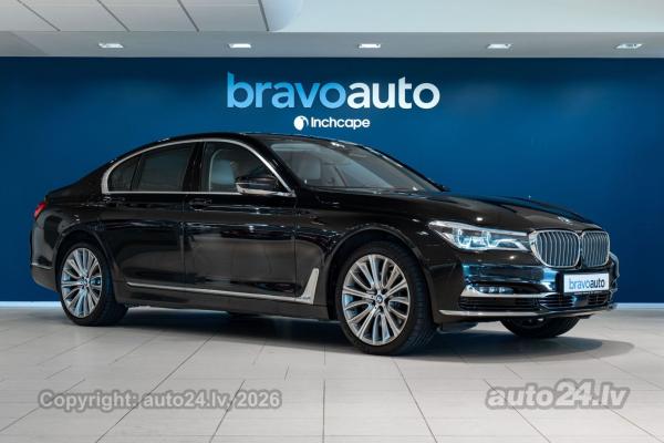 Black BMW 7 Series 2016 in Tallinn, with an engine capacity of 2.99 L and mileage of 120 thousand km for 32990 €, photo 3 on AUTOMOTO.COM.LV