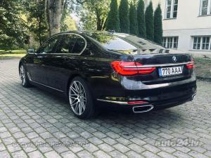 Melns BMW 7 Series 2016 Saue, ar dzinēja tilpumu 3.00 L un nobraukumu 215 tūkst. km par 23900 €, foto 5 vietnē AUTOMOTO.COM.LV