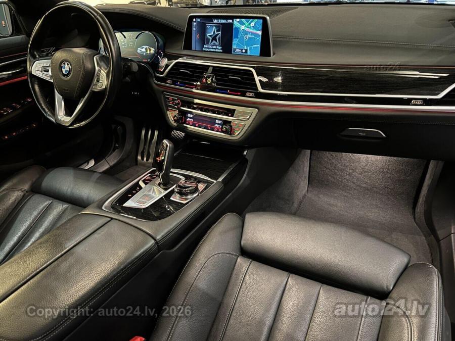 Melns BMW 7 Series 2017 Rīga, ar dzinēja tilpumu 3.00 L un nobraukumu 144 tūkst. km par 32900 €, foto 13 vietnē AUTOMOTO.COM.LV