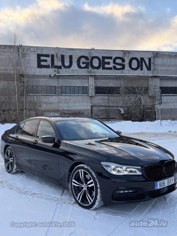 Black BMW 7 Series 2017 in Tallinn, with an engine capacity of 3.00 L and mileage of 160 thousand km for 28000 €, photo 3 on AUTOMOTO.COM.LV