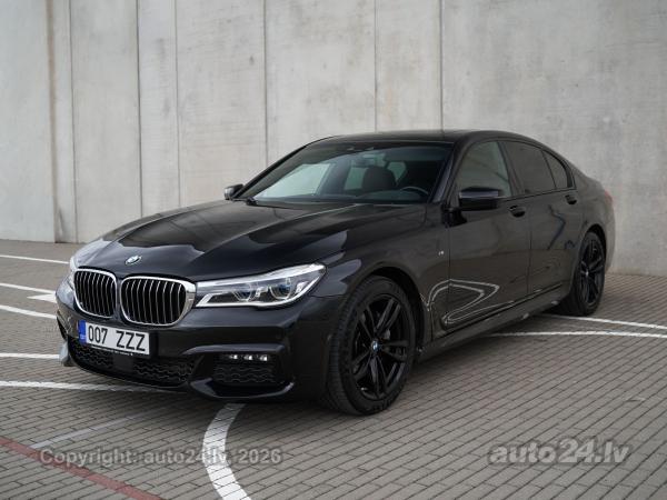 Black BMW 7 Series 2017 in Tallinn, with an engine capacity of 3.00 L and mileage of 130 thousand km for 30900 €, photo 2 on AUTOMOTO.COM.LV