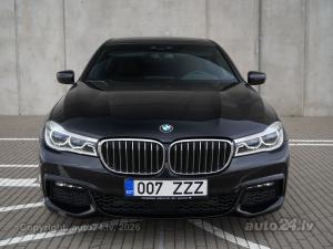 Black BMW 7 Series 2017 in Tallinn, with an engine capacity of 3.00 L and mileage of 130 thousand km for 30900 €, photo 5 on AUTOMOTO.COM.LV