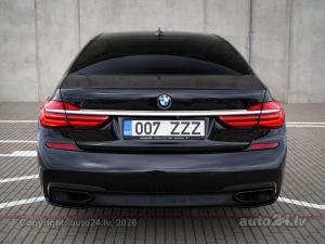 Black BMW 7 Series 2017 in Tallinn, with an engine capacity of 3.00 L and mileage of 130 thousand km for 30900 €, photo 6 on AUTOMOTO.COM.LV
