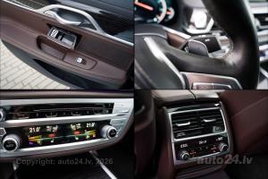 Black BMW 7 Series 2017 in Tallinn, with an engine capacity of 3.00 L and mileage of 130 thousand km for 30900 €, photo 21 on AUTOMOTO.COM.LV
