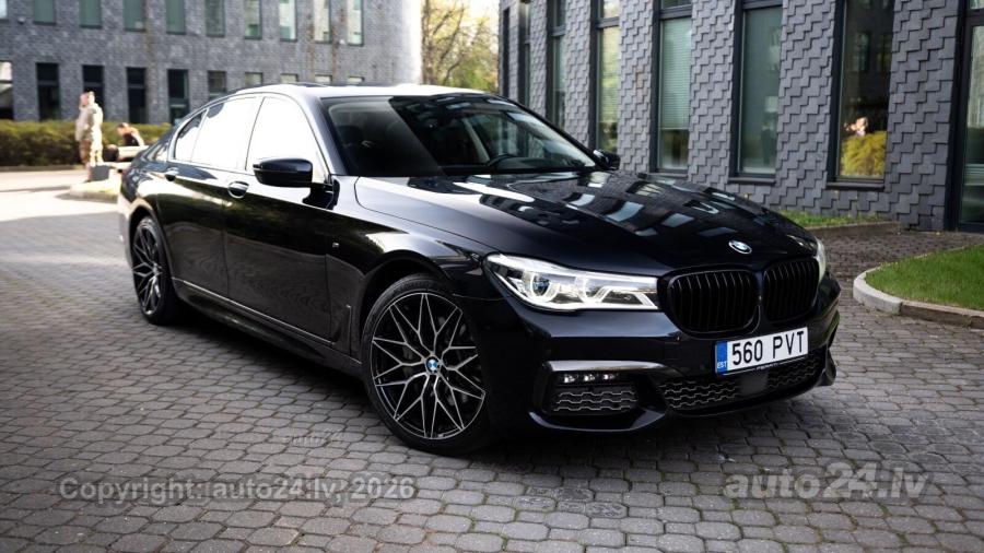Melns BMW 7 Series 2017 Tallina, ar dzinēja tilpumu 3.00 L un nobraukumu 111 tūkst. km par 32000 €, foto 3 vietnē AUTOMOTO.COM.LV