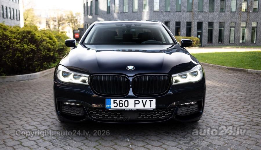 Melns BMW 7 Series 2017 Tallina, ar dzinēja tilpumu 3.00 L un nobraukumu 111 tūkst. km par 32000 €, foto 6 vietnē AUTOMOTO.COM.LV