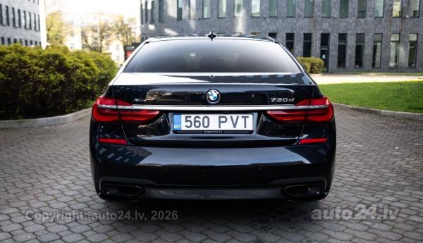 Black BMW 7 Series 2017 in Tallinn, with an engine capacity of 3.00 L and mileage of 111 thousand km for 32000 €, photo 6 on AUTOMOTO.COM.LV