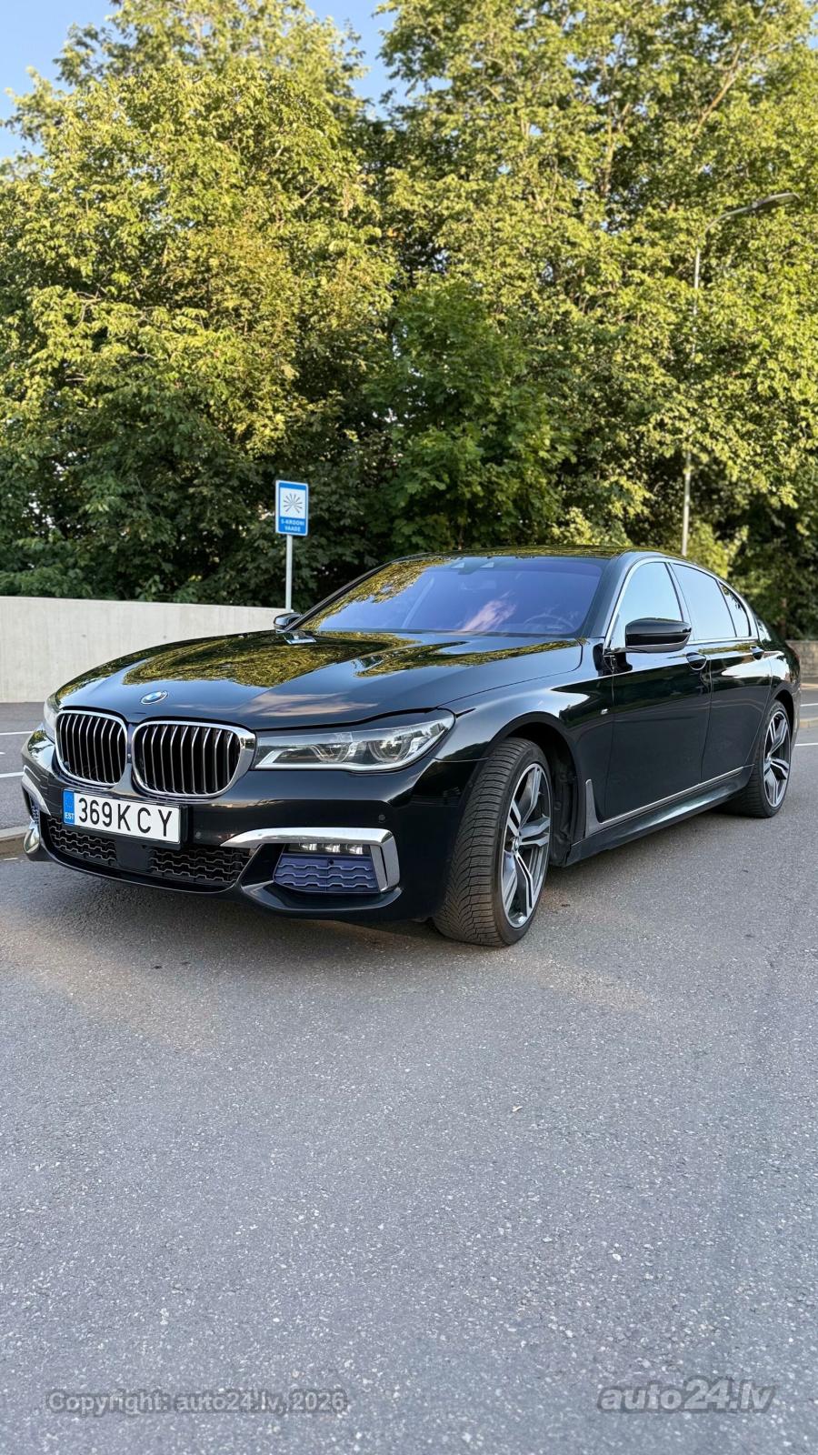 Melns BMW 7 Series 2017 Tallina, ar dzinēja tilpumu 3.00 L un nobraukumu 240 tūkst. km par 28500 €, foto 4 vietnē AUTOMOTO.COM.LV