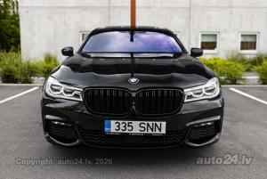 Black BMW 7 Series 2017 in Tallinn, with an engine capacity of 3.00 L and mileage of 214 thousand km for 25999 €, photo  on AUTOMOTO.COM.LV