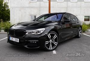 Black BMW 7 Series 2017 in Tallinn, with an engine capacity of 3.00 L and mileage of 214 thousand km for 25999 €, photo 3 on AUTOMOTO.COM.LV