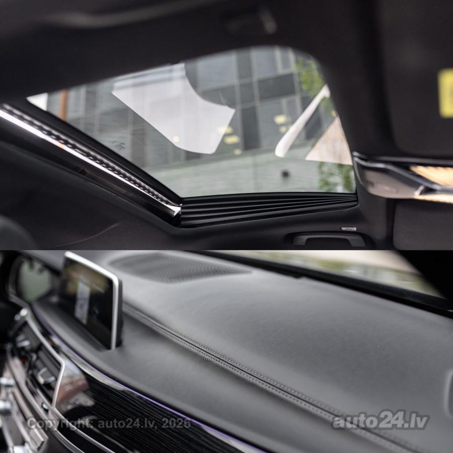 Black BMW 7 Series 2017 in Tallinn, with an engine capacity of 3.00 L and mileage of 214 thousand km for 25999 €, photo 18 on AUTOMOTO.COM.LV