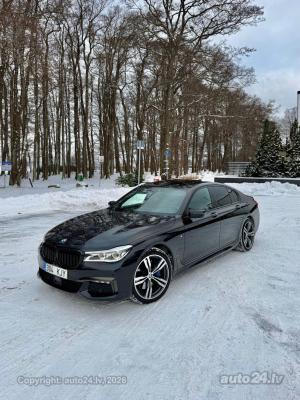 Black BMW 7 Series 2018 in Tallinn, with an engine capacity of 3.00 L and mileage of 216 thousand km for 32990 €, photo  on AUTOMOTO.COM.LV