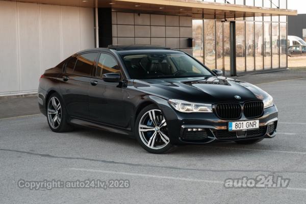 Black BMW 7 Series 2018 in Tartu, with an engine capacity of 3.00 L and mileage of 185 thousand km for 27499 €, photo 1 on AUTOMOTO.COM.LV