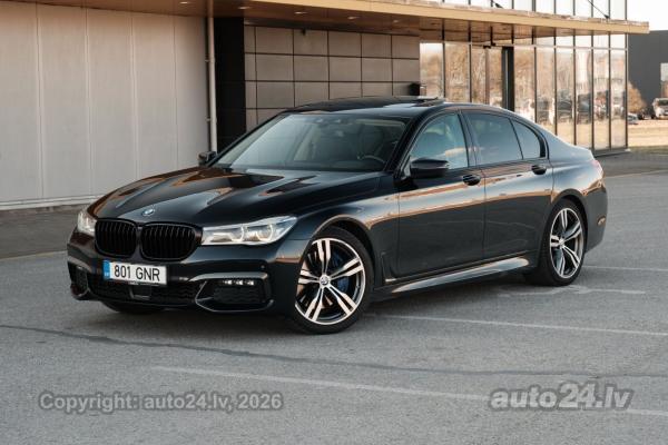 Black BMW 7 Series 2018 in Tartu, with an engine capacity of 3.00 L and mileage of 185 thousand km for 27499 €, photo 2 on AUTOMOTO.COM.LV