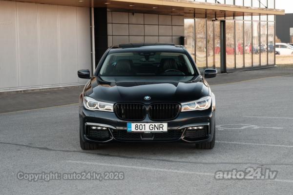 Black BMW 7 Series 2018 in Tartu, with an engine capacity of 3.00 L and mileage of 185 thousand km for 27499 €, photo 3 on AUTOMOTO.COM.LV