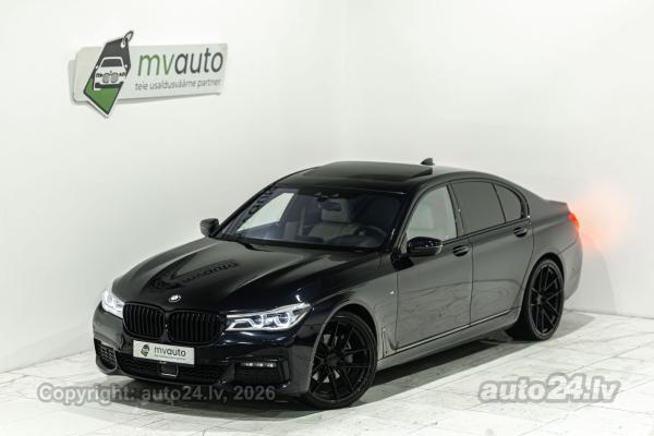 Melns BMW 7 Series 2018 Tallina, ar dzinēja tilpumu 3.00 L un nobraukumu 223 tūkst. km par 25990 €, foto 1 vietnē AUTOMOTO.COM.LV
