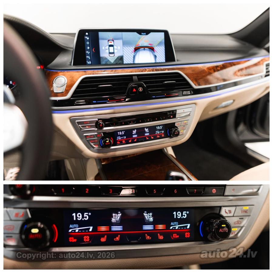 Melns BMW 7 Series 2018 Tallina, ar dzinēja tilpumu 3.00 L un nobraukumu 223 tūkst. km par 25990 €, foto 26 vietnē AUTOMOTO.COM.LV