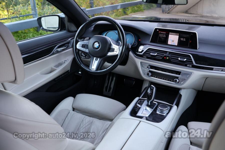 Black BMW 7 Series 2019 in Tartu, with an engine capacity of 3.00 L and mileage of 124 thousand km for 46000 €, photo 16 on AUTOMOTO.COM.LV