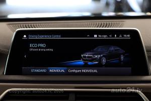 Black BMW 7 Series 2019 in Tallinn, with an engine capacity of 3.00 L and mileage of 88 thousand km for 42995 €, photo 25 on AUTOMOTO.COM.LV