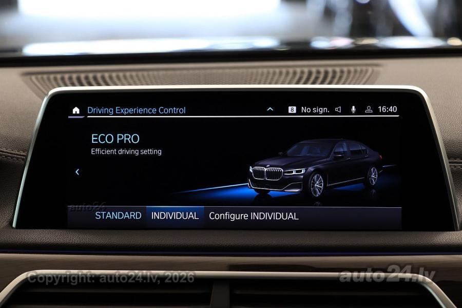 Black BMW 7 Series 2019 in Tallinn, with an engine capacity of 3.00 L and mileage of 88 thousand km for 42995 €, photo 25 on AUTOMOTO.COM.LV