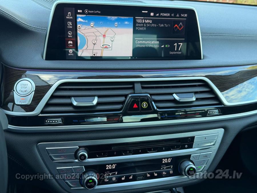 Черный БМВ 7 Серия 2019 в Пярну, объемом двигателя 3.00 л и пробегом 114 тыс. км за 44900 €, фото 12 на AUTOMOTO.COM.LV