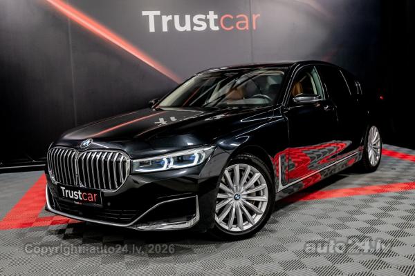 Melns BMW 7 Series 2020 Pērnava, ar dzinēja tilpumu 3.00 L un nobraukumu 126 tūkst. km par 41500 €, foto 1 vietnē AUTOMOTO.COM.LV