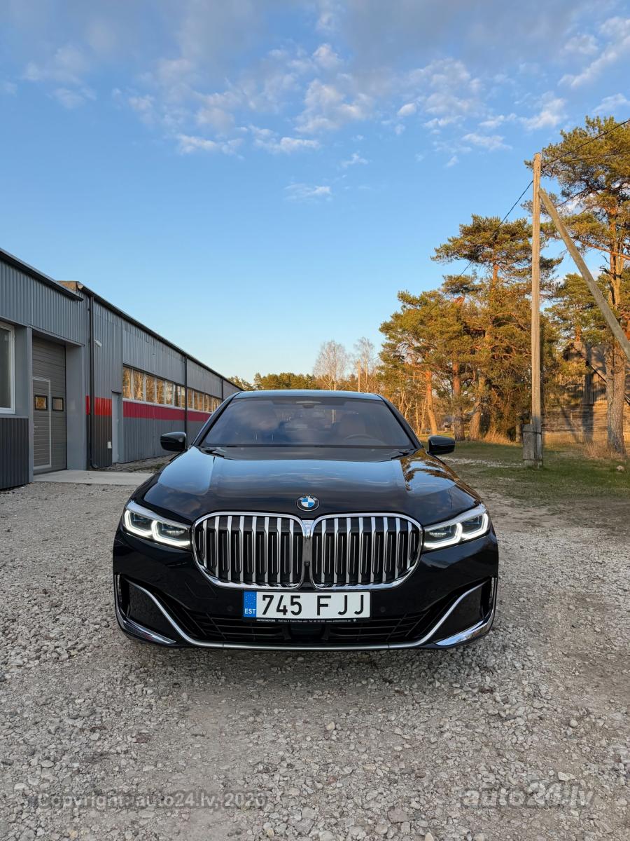 Melns BMW 7 Series 2022 Hāpsalu, ar dzinēja tilpumu 3.00 L un nobraukumu 106 tūkst. km par 48500 €, foto 6 vietnē AUTOMOTO.COM.LV