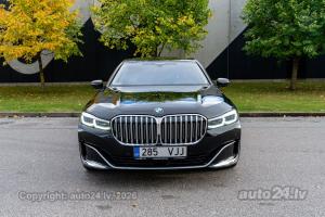 Black BMW 7 Series 2022 in Tallinn, with an engine capacity of 3.00 L and mileage of 59 thousand km for 59400 €, photo 5 on AUTOMOTO.COM.LV