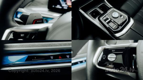Black BMW 7 Series 2023 in Parnu, with an engine capacity of 3.00 L and mileage of 55 thousand km for 89900 €, photo 11 on AUTOMOTO.COM.LV