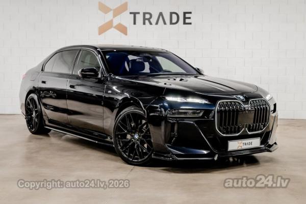 Melns BMW 7 Series 2023 Pērnava, ar dzinēja tilpumu 3.00 L un nobraukumu 56 tūkst. km par 102990 €, foto 2 vietnē AUTOMOTO.COM.LV