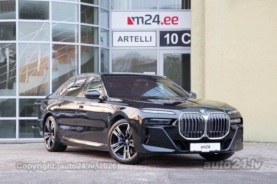 Black BMW 7 Series 2023 in Tallinn, with an engine capacity of 3.00 L and mileage of 38 thousand km for 101900 €, photo 3 on AUTOMOTO.COM.LV