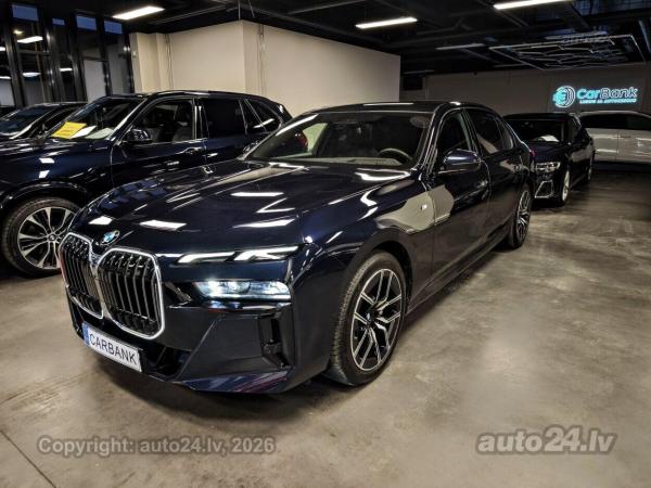 Black BMW 7 Series 2024 in Tallinn, with an engine capacity of 3.00 L and mileage of 26 thousand km for 99990 €, photo 4 on AUTOMOTO.COM.LV