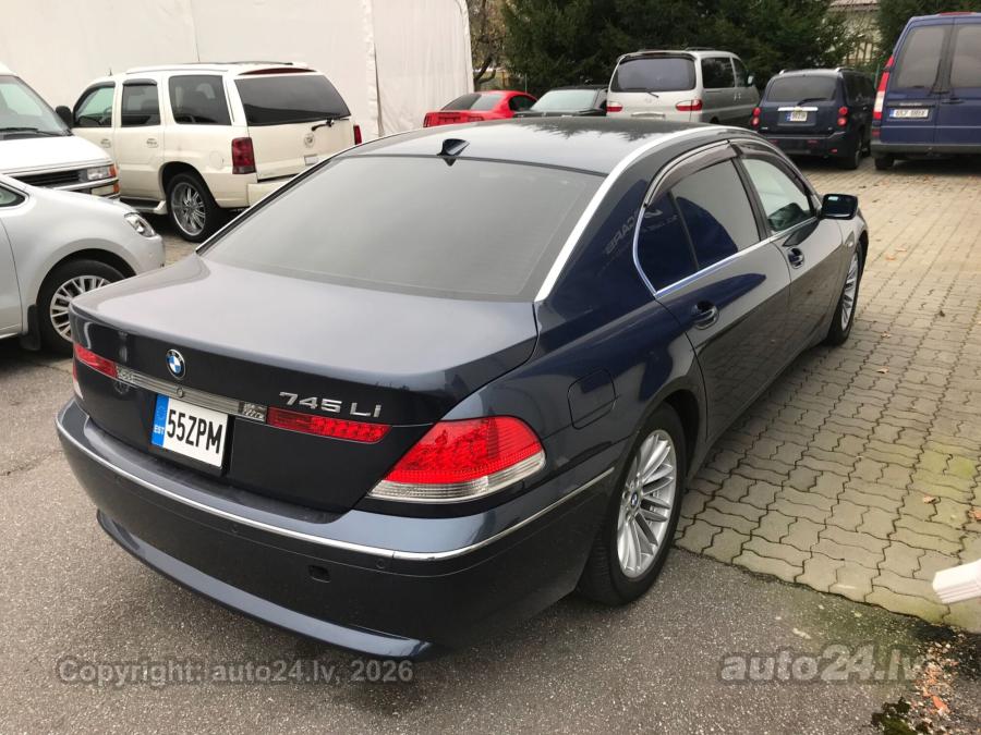Синий БМВ 7 Серия 2004 в Таллин, объемом двигателя 4.00 л и пробегом 80 тыс. км за 14500 €, фото 5 на AUTOMOTO.COM.LV
