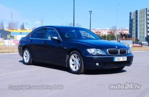 Zils BMW 7 Series 2005 Tartu, ar dzinēja tilpumu 3.00 L un nobraukumu 350 tūkst. km par 6900 €, foto  vietnē AUTOMOTO.COM.LV