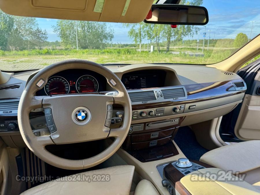 Blue BMW 7 Series 2005 in Tallinn, with an engine capacity of 3.00 L and mileage of 344 thousand km for 2900 €, photo 6 on AUTOMOTO.COM.LV