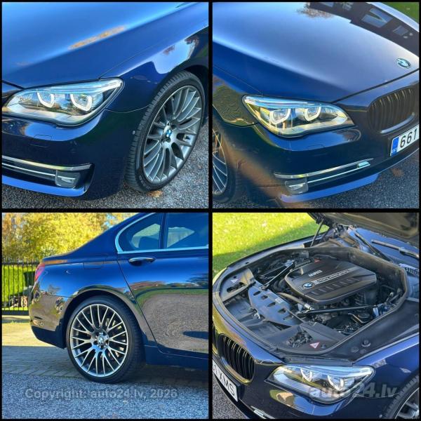 Zils BMW 7 Series 2014 Tallina, ar dzinēja tilpumu 3.00 L un nobraukumu 315 tūkst. km par 17200 €, foto 4 vietnē AUTOMOTO.COM.LV