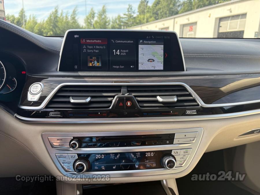 Blue BMW 7 Series 2015 in Parnu, with an engine capacity of 3.00 L and mileage of 280 thousand km for 24999 €, photo 10 on AUTOMOTO.COM.LV