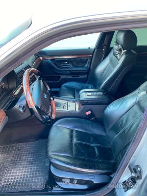 Grey BMW 7 Series 2000 in Tallinn, with an engine capacity of 2.90 L and mileage of 0 thousand km for 7500 €, photo 12 on AUTOMOTO.COM.LV