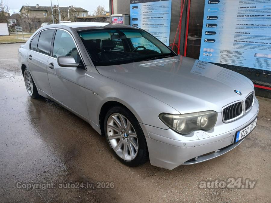 Pelēks BMW 7 Series 2003 Rakvere, ar dzinēja tilpumu 3.60 L un nobraukumu 352 tūkst. km par 2000 €, foto 5 vietnē AUTOMOTO.COM.LV