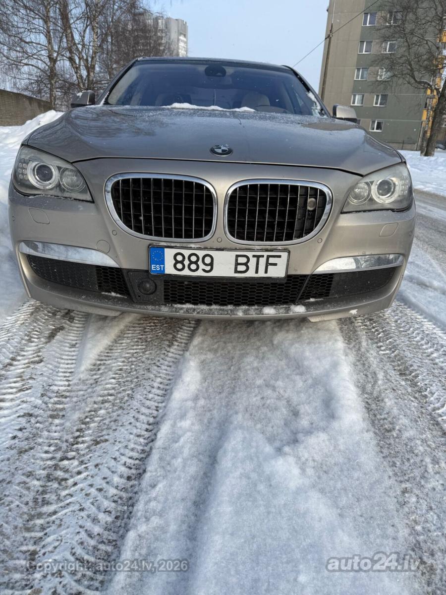 Grey BMW 7 Series 2008 in Tallinn, with an engine capacity of 3.00 L and mileage of 313 thousand km for 10500 €, photo 1 on AUTOMOTO.COM.LV