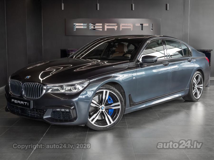 Grey BMW 7 Series 2015 in Tallinn, with an engine capacity of 4.40 L and mileage of 136 thousand km for 29900 €, photo 1 on AUTOMOTO.COM.LV